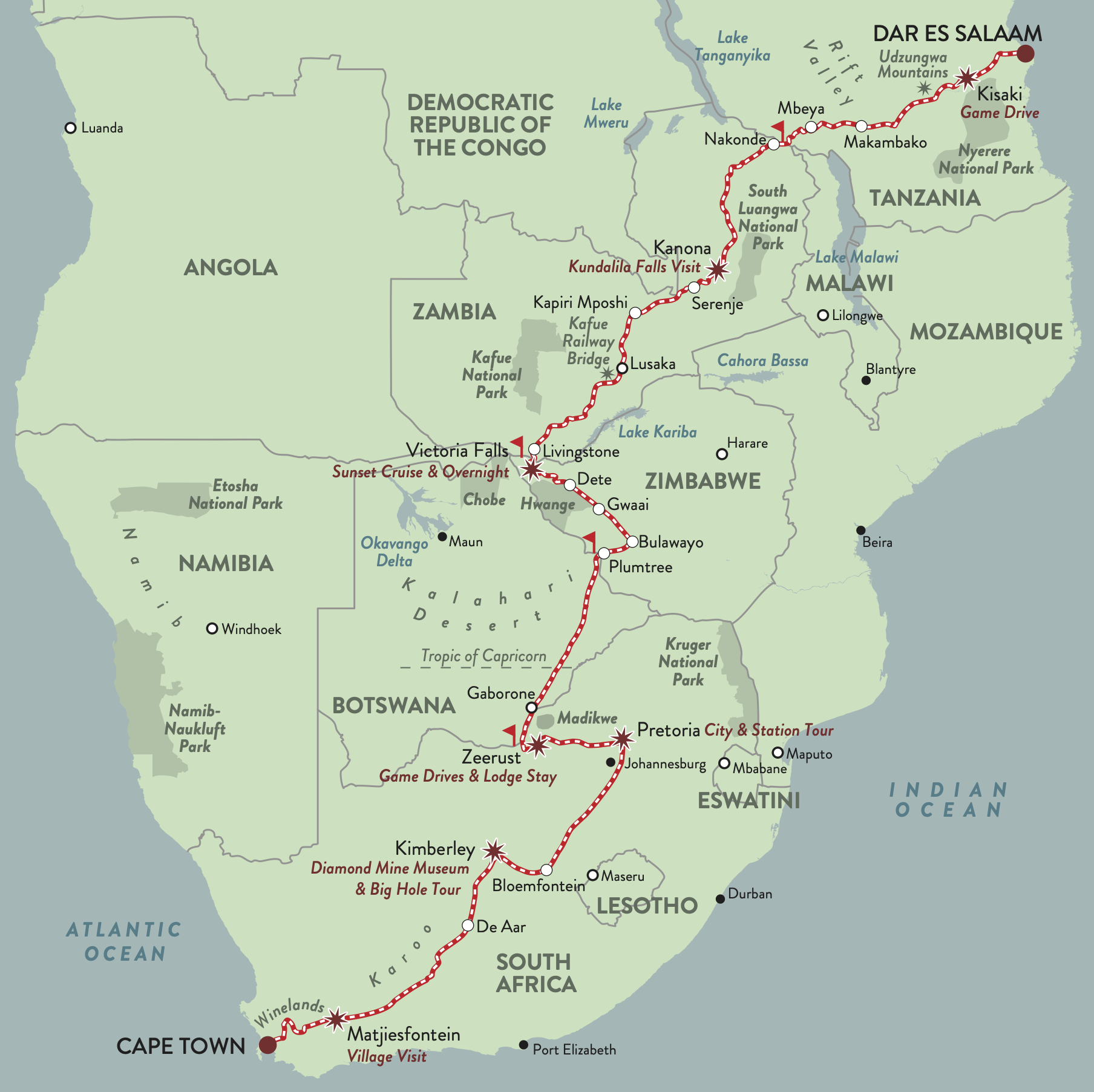 Dar es Salaam - Rovos Rail
